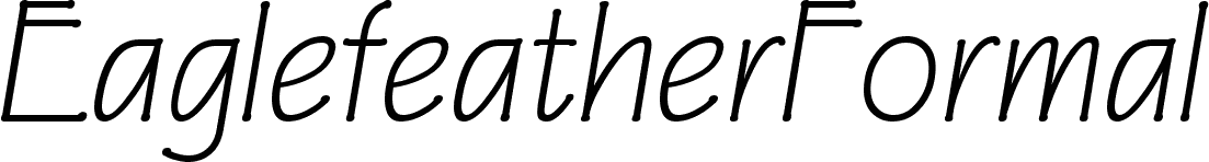 EaglefeatherFormalLightIt font | Fonts2u.com