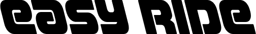 Easy Ride font