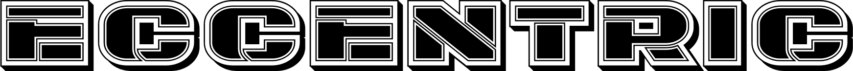 Eccentric Regular font | Fonts2u.com