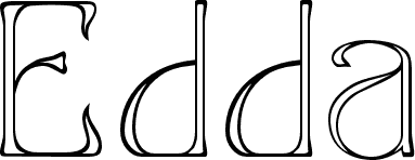Edda Narrow font | Fonts2u.com