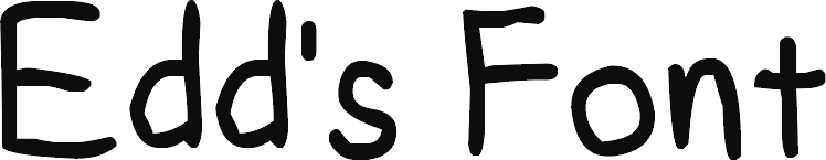 Edd's Font font | Fonts2u.com