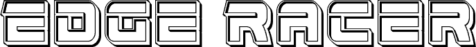 Edge Racer Gradient font | Fonts2u.com