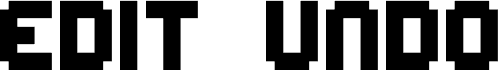Edit Undo Line BRK font | Fonts2u.com