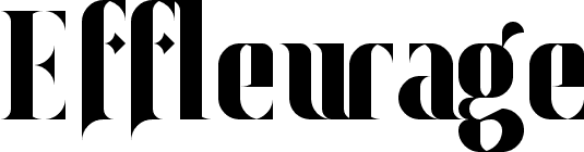 Effleurage Regular font