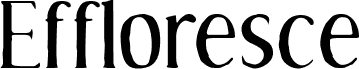 Effloresce-BoldItalic font | Fonts2u.com