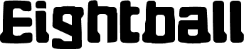 Eightball Skewed font | Fonts2u.com