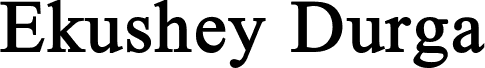 Ekushey Durga Normal font | Fonts2u.com