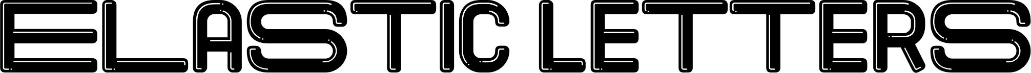 Elastic Letters Book Regular font | Fonts2u.com
