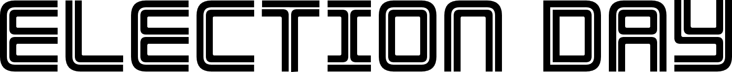 Election Day Bold font