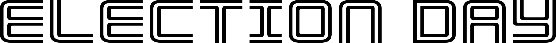 Election Day Expanded font | Fonts2u.com