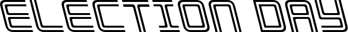 Election Day font