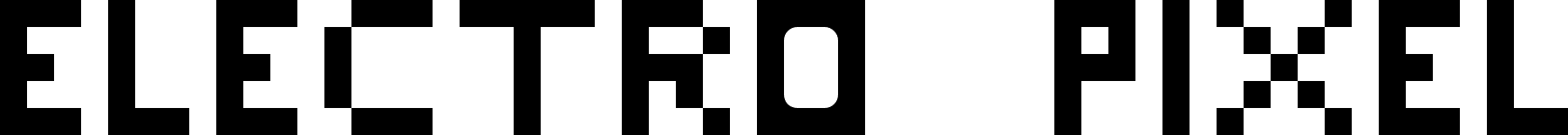 electro pixel Regular font