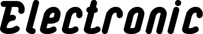 Electronic font | Fonts2u.com
