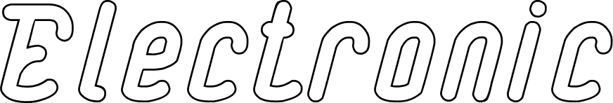 Electronic font | Fonts2u.com