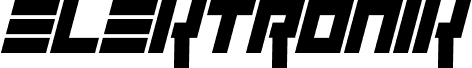 Elektronik font | Fonts2u.com