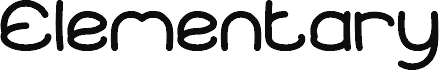 ELEMENTARY font | Fonts2u.com