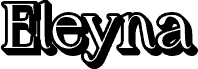 Eleyna Blur Demo Regular police | Fonts2u.com