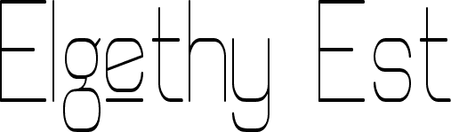 Elgethy Est Upper Condensed font | Fonts2u.com