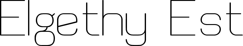 Elgethy Est font