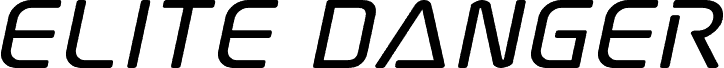 Elite Danger Semi-Bold ConItal font | Fonts2u.com