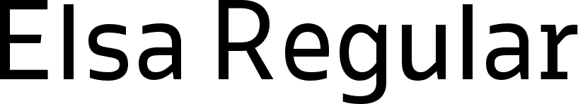 Elsa-Regular font | Fonts2u.com