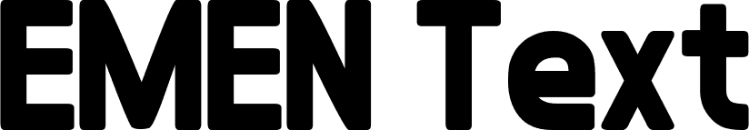 EMEN Text font