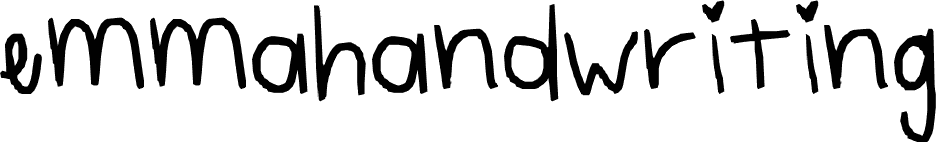 emmahandwriting font
