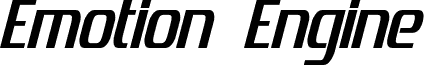 Emotion Engine font | Fonts2u.com