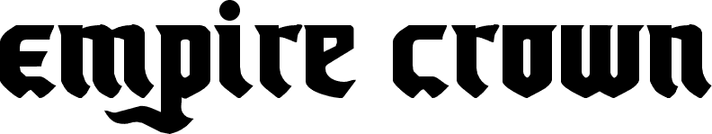 Empire Crown Regular font | Fonts2u.com