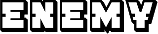 Enemy 3D Gradient Regular font | Fonts2u.com