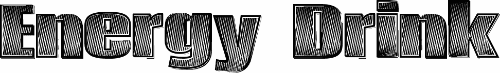 EnergyDrink font