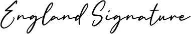 England Signature Italic font | Fonts2u.com