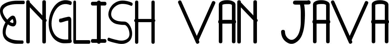 English van Java font | Fonts2u.com