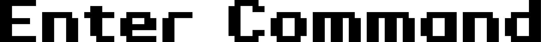 EnterCommand-Bold font