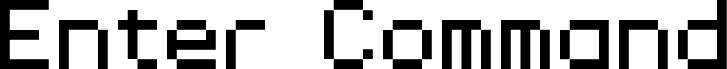 EnterCommand-Bold font