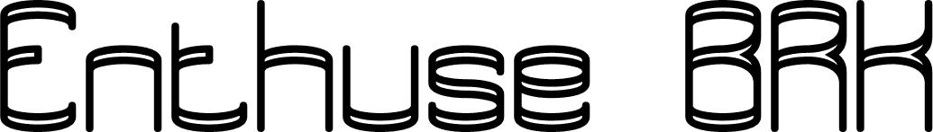 Enthuse BRK font | Fonts2u.com
