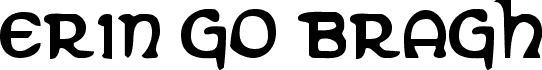 Erin Go Bragh Condensed Italic font | Fonts2u.com