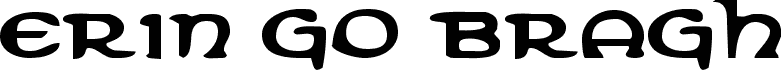 Erin Go Bragh 3D font | Fonts2u.com