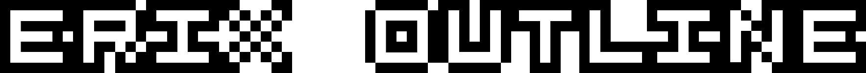 Erix Outline font | Fonts2u.com