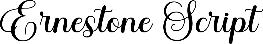 ErnestoneScript font