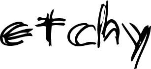 etchy font | Fonts2u.com