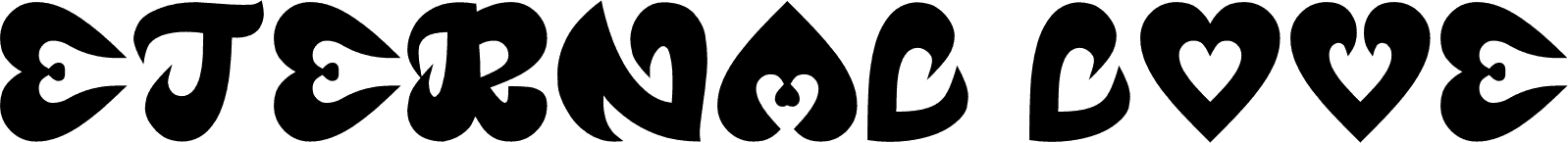 Eternal Love Bold font | Fonts2u.com