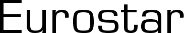Eurostar Black Extended font