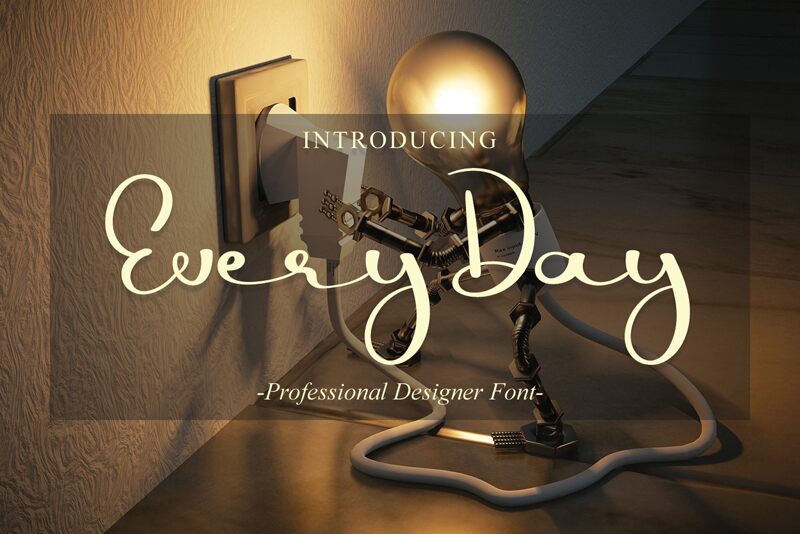 Every Day font | Fonts2u.com