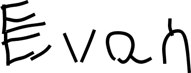 Evan font