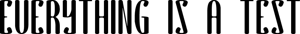 EVERYTHING IS A TEST font | Fonts2u.com