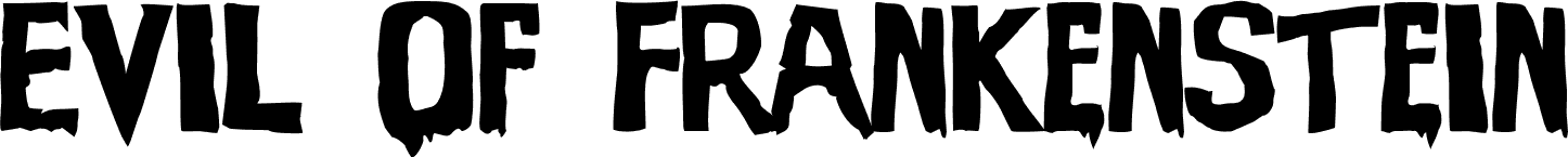 Evil Of Frankenstein font | Fonts2u.com