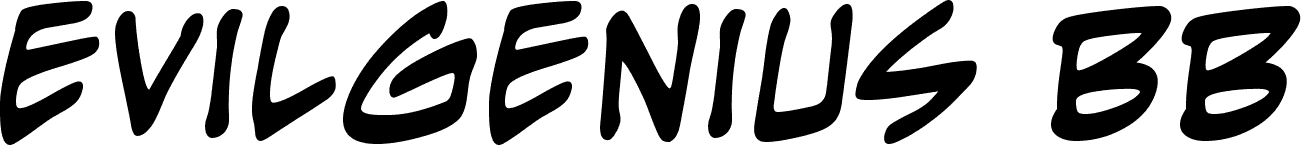EvilGeniusBB-Bold font | Fonts2u.com