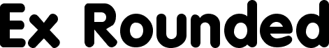 Ex Rounded font | Fonts2u.com