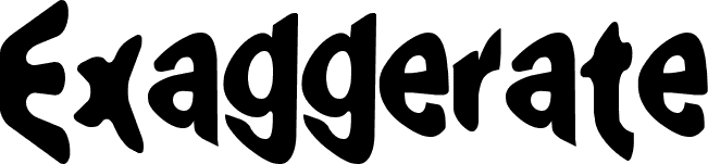 Exaggerate (BRK) font